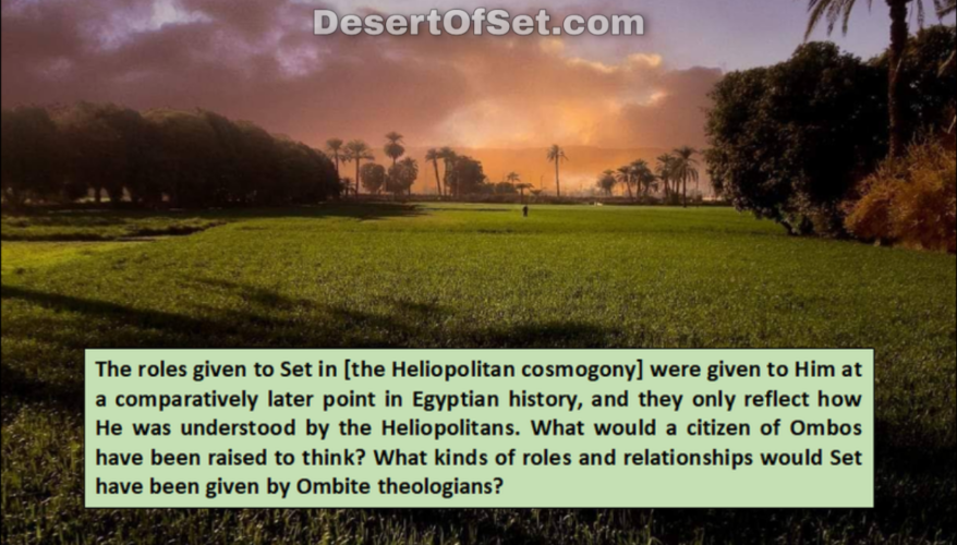 A Would-Be Ombite Creation Myth | In the Desert of Set